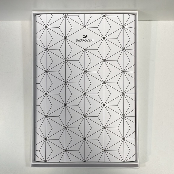 Swarovski | Office | Swarovski Black Facet Pattern Journal Notebook ...